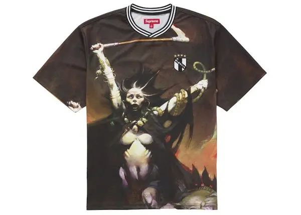 Supreme Frazetta Soccer Jersey - Woman With Scythe