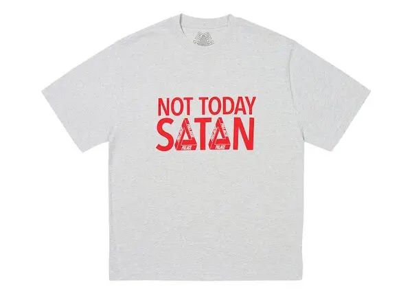 PALACE Nicht Today T-shirt - Grey Marl