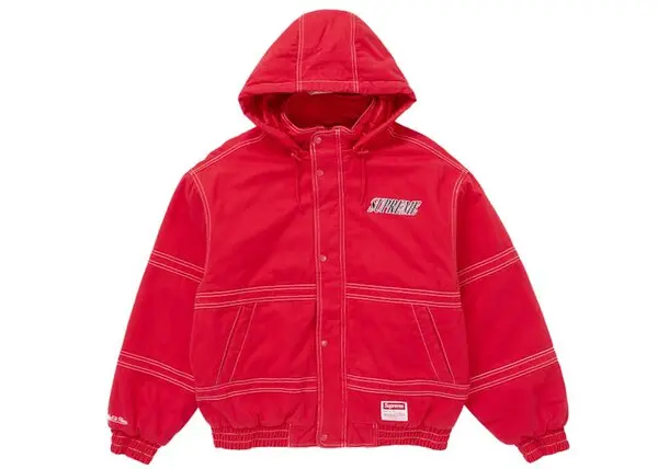 Supreme Twill Stadium Jacket - Red