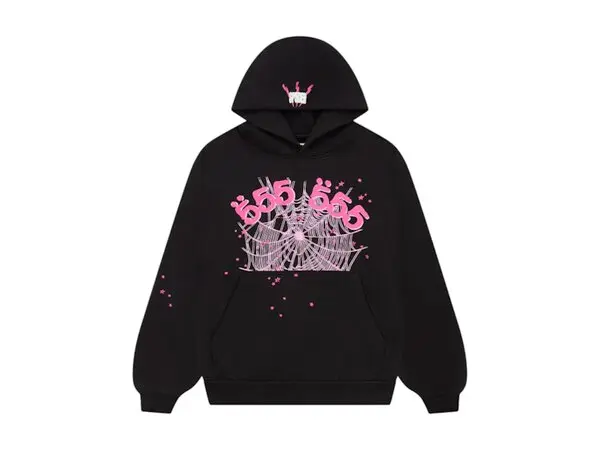 SP5DER Angel Number Hoodie - Black