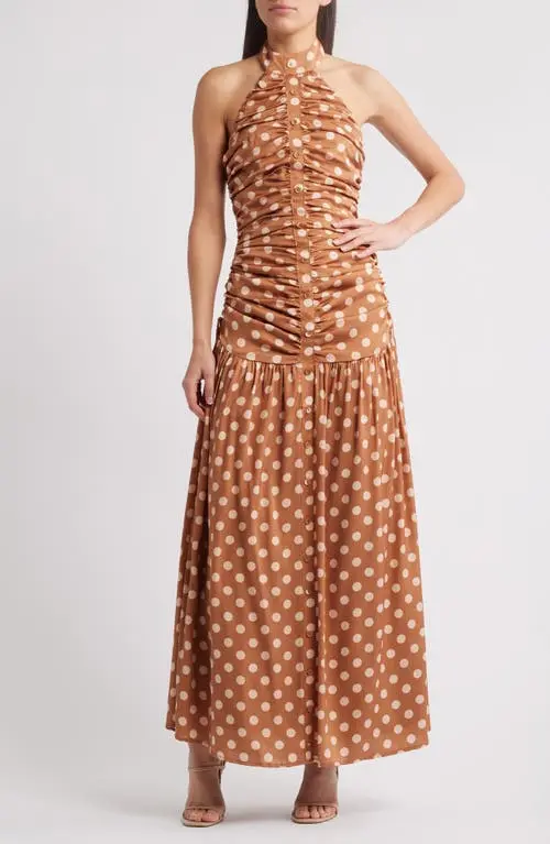 SONYA MODA Nawal Stretch Silk Maxi Dress