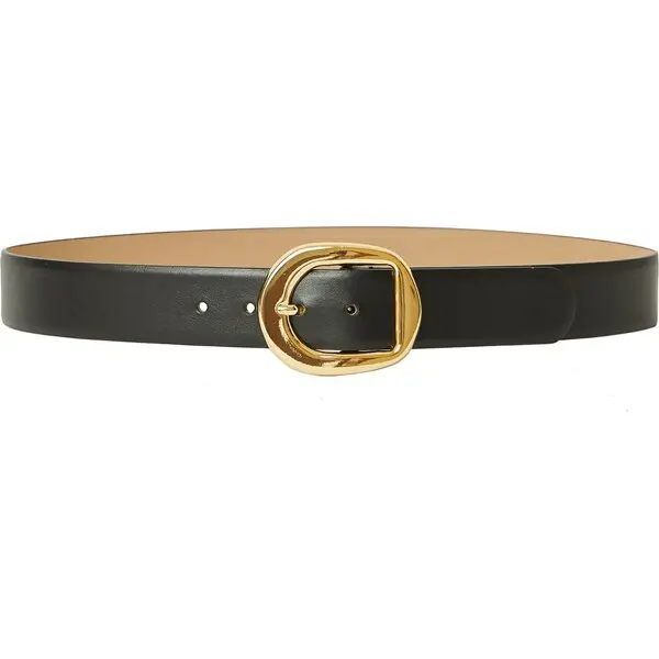 B-low The Belt Greyson Leather Belt - Black Gold