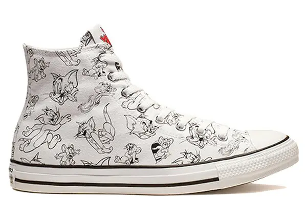 CONVERSE Chuck Taylor All Star Hi Tom And Jerry - White/multi/red
