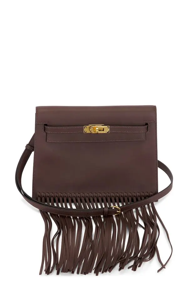 Hermès Swift Danse Fringe Kelly Shoulder Bag