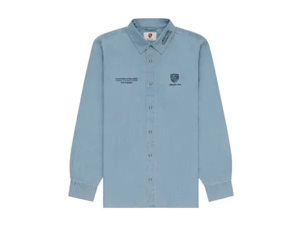 Aimé Leon Dore X Porsche 993 Turbo Mechanic Shirt - Chambray