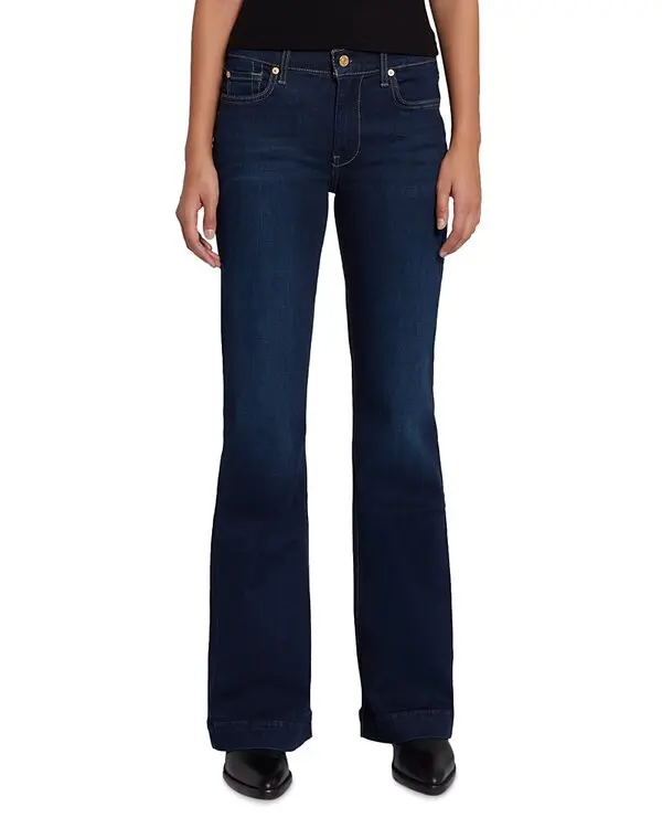 7 For All Mankind Dojo Tailorless High-rise Flare Jeans