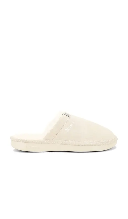 BRUNCH Suede Shearling Slippers