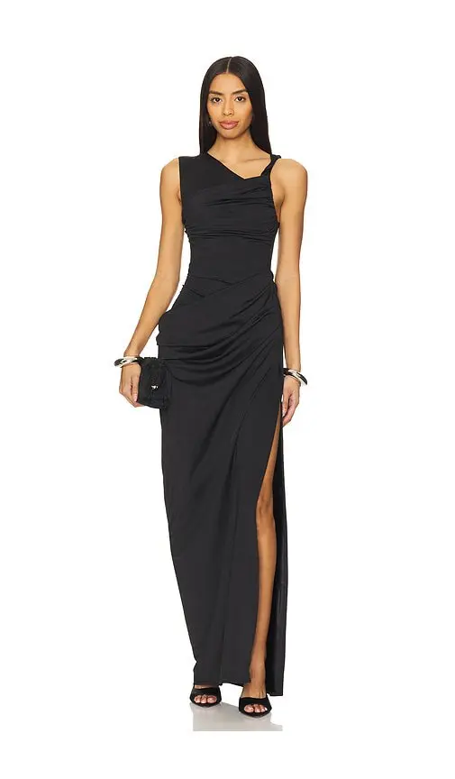 LOVERS AND FRIENDS Athena Gown - Black