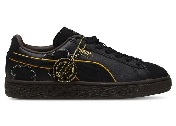 PUMA Suede One Piece Beardin Sneakers - Black/dark Chocolate
