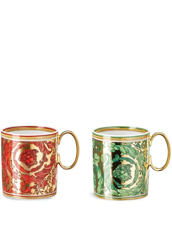 Versace X Rosenthal Medusa Garland Mug - Multicolour
