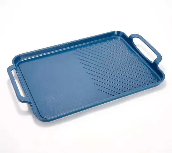 COOKING LIGHT 15'x11' Ceramicnonstick Dblburner Grill/griddle