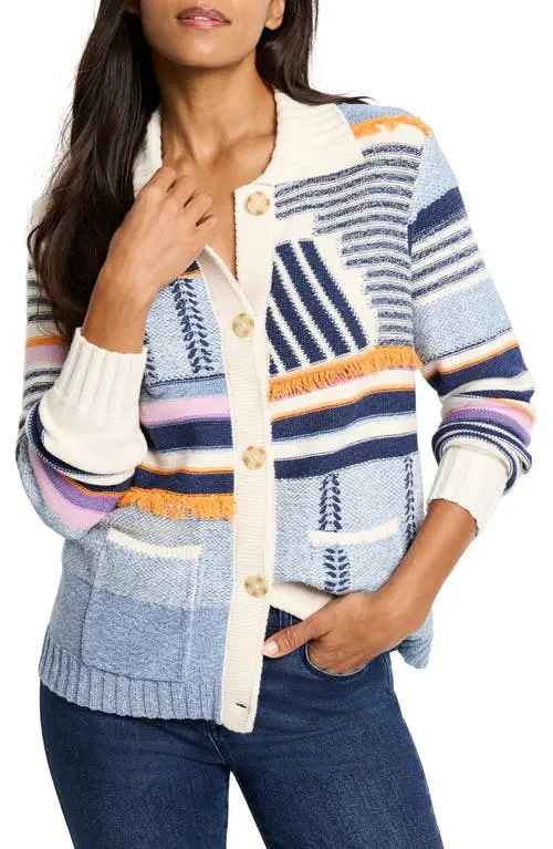 NIC+ZOE Pattern Play Knit Jacket
