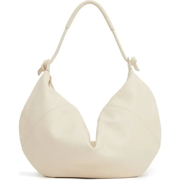 MANSUR GAVRIEL Fortuna Leather Hobo Bag - Jasmine