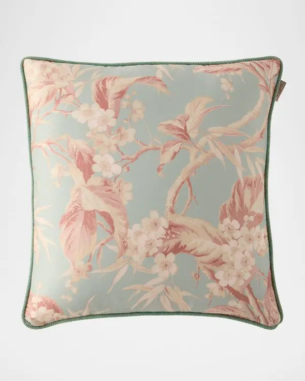 Etro Corded Decorative Pillow, 18" Square - Multicolour On Pale