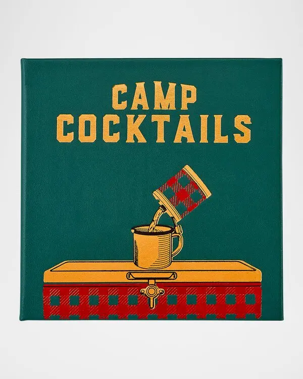 GRAPHIC IMAGE Camp Cocktails" Leather-bound Recipe Book Emily Vikre