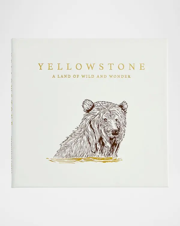 GRAPHIC IMAGE Yellowstone: A Land Of Wild And Wonder" Leather-bound Book Christopher Cauble