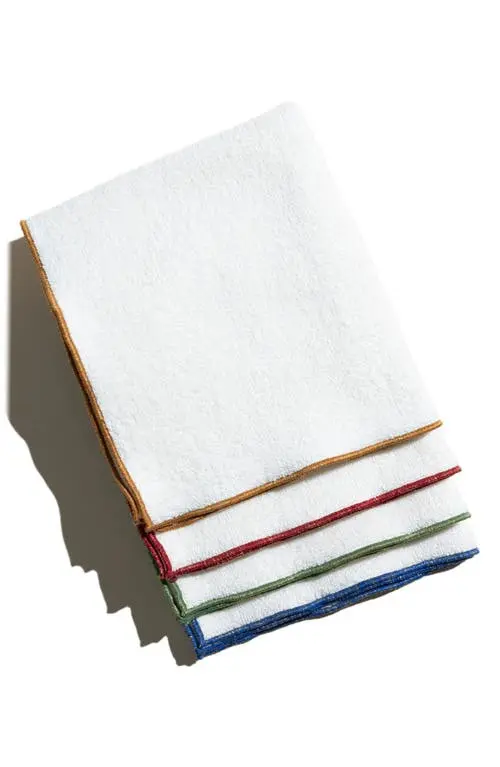 ATELIER SAUCIER Tailgate Set Of 4 Terry Cloth Dish Towels