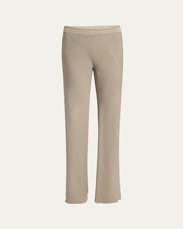 Giorgio Armani Triple Silk Georgette Trousers