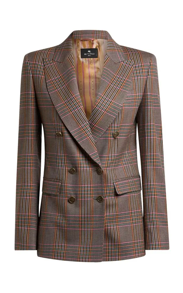 Etro Checked Suiting Blazer