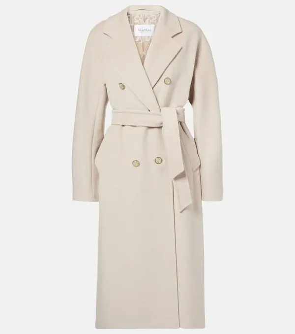 Max Mara Ticino Wool And Cashmere Coat - Beige