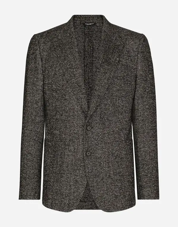 Dolce & Gabbana Single-breasted Wool Portofino-fit Jacket