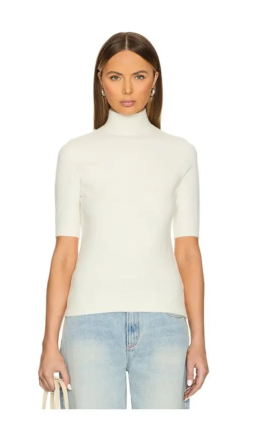 SEROYA Yael Knit Top - Eggshell