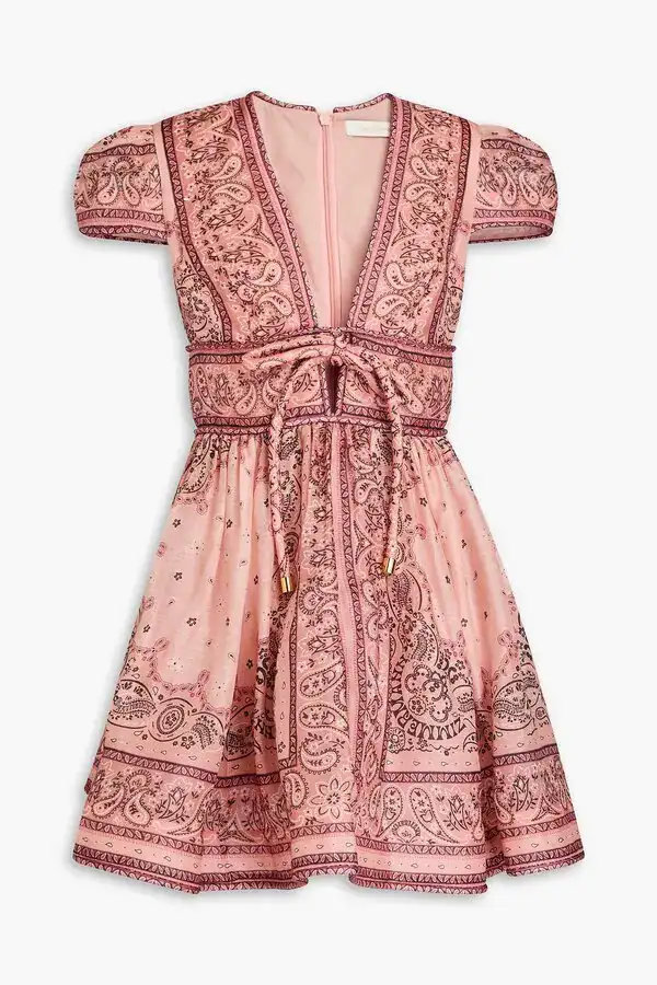 deep v neck a line dress A-line Deep V neck 3D Lace Applique Wedding Dress Long Sleeve Rustic W –  SELINADRESS main image 1