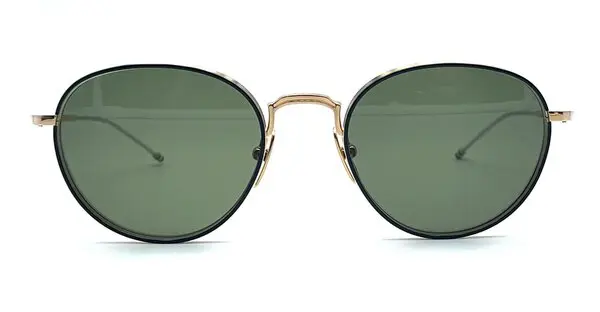 Thom Browne Round Frame Sunglasses - Gold
