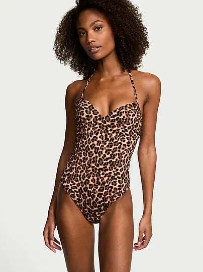 Victoria's Secret Push-up Cheeky One-piece Swimsuit - Print