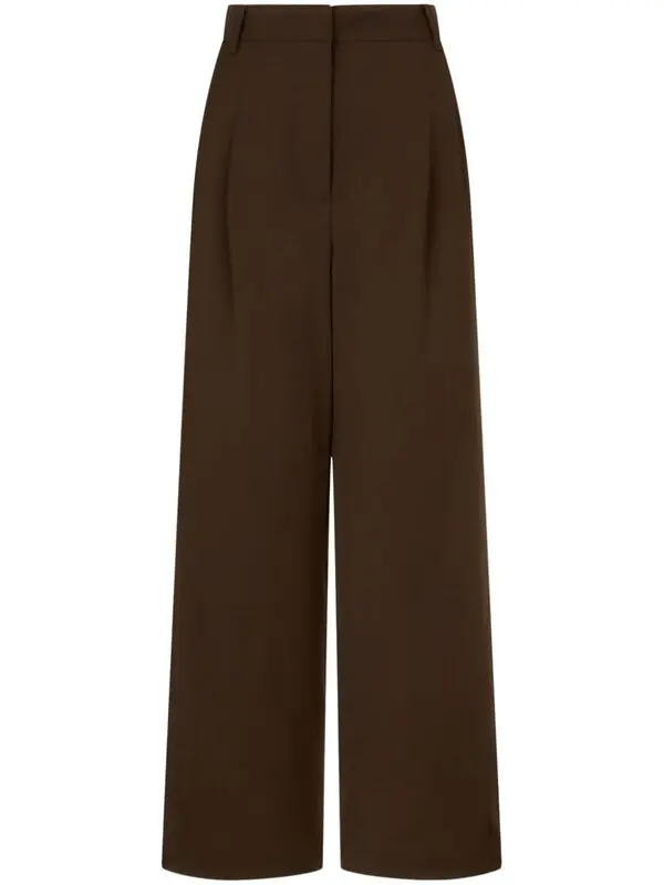 STUDIO TOMBOY Wide-leg Trousers - Brown