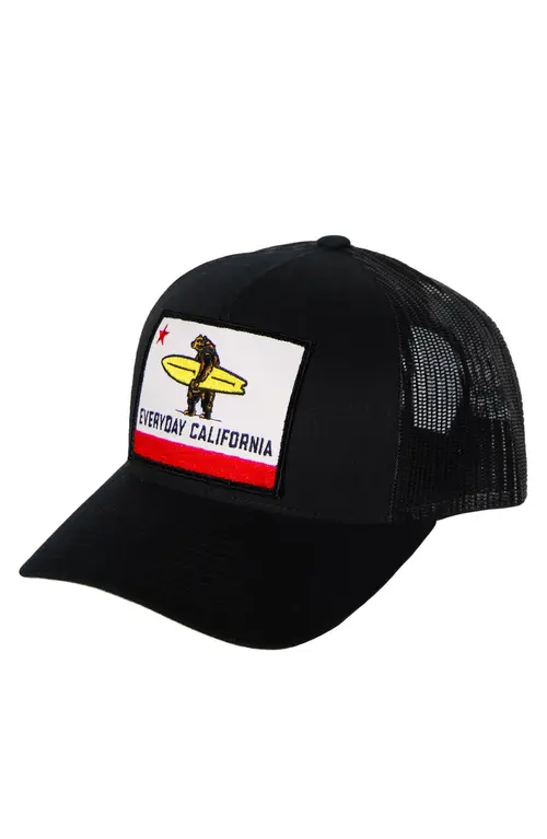 EVERYDAY CALIFORNIA Shores Trucker Cap - Black