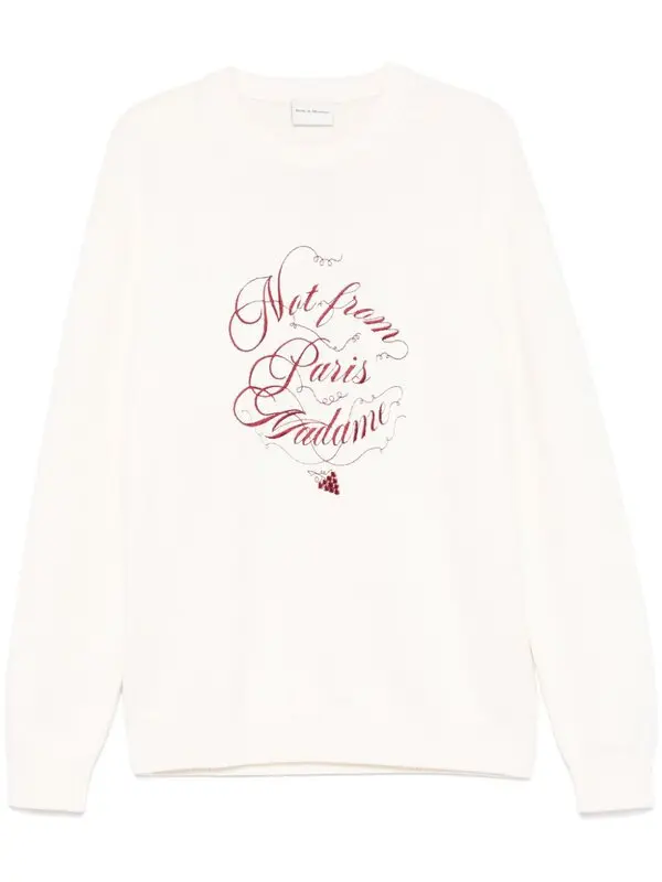 Drole De Monsieur Le Slogan Vignes Sweater