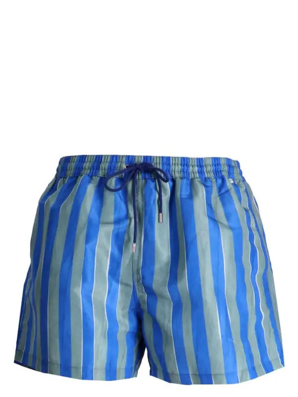 Paul Smith Striped Swim Shorts - Blue