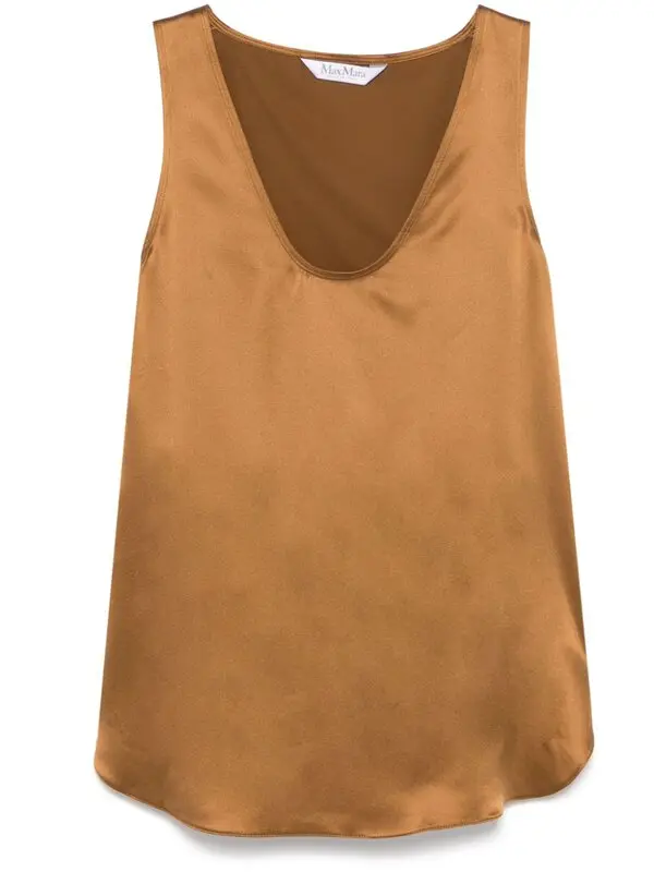 Max Mara Filly Top - Brown