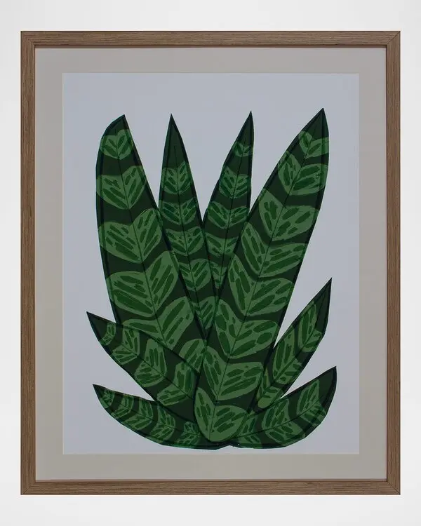 SHADOW CATCHERS Tropical Plush" Framed Wall Art