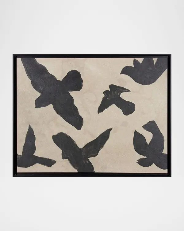 SHADOW CATCHERS Antique Flock Ii" Framed Giclee