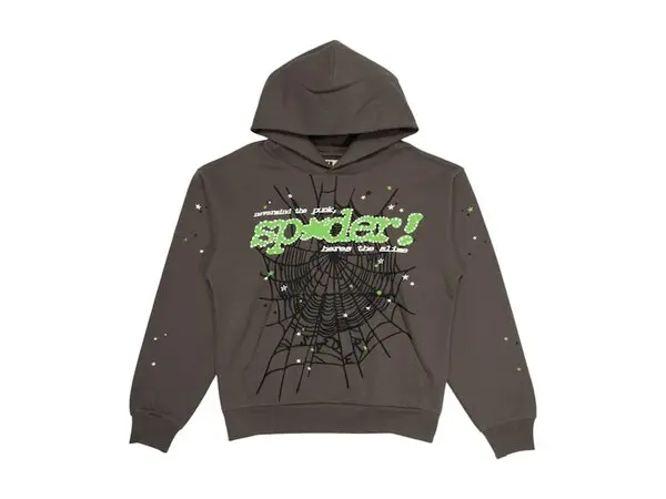 SP5DER Punk V2 Hoodie - Slate Grey