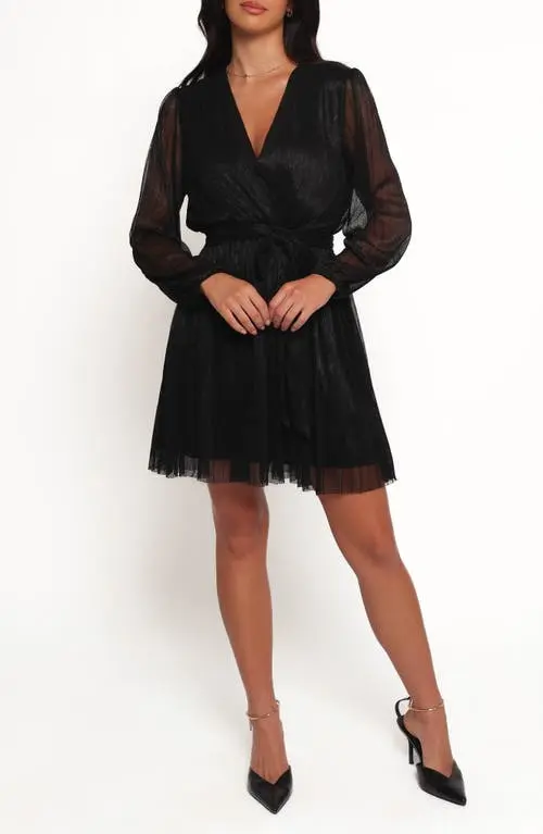 PETAL & PUP Zhara Metallic Mini Dress