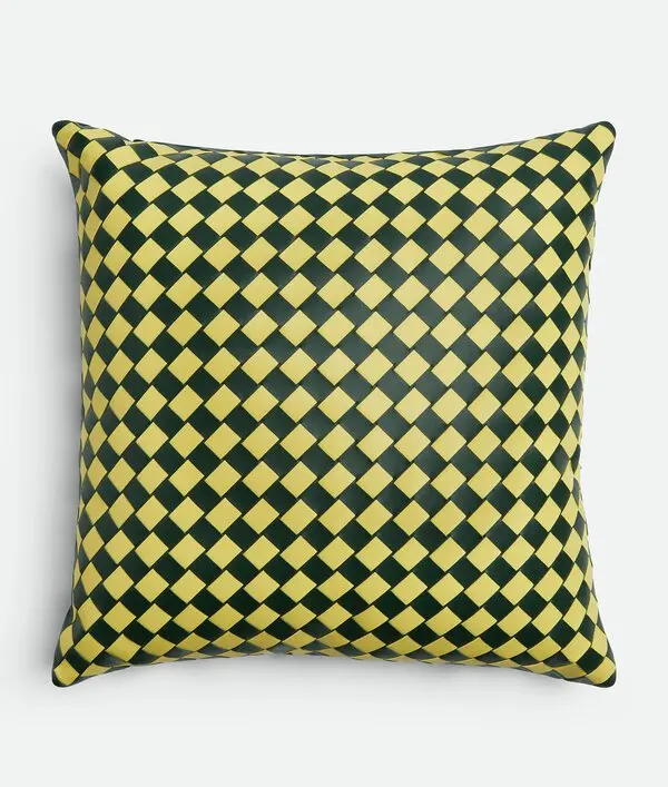 Bottega Veneta Small Check Intrecciato Cushion