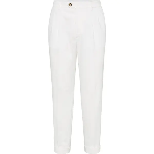 Brunello Cucinelli Corduroy Trousers - Snow