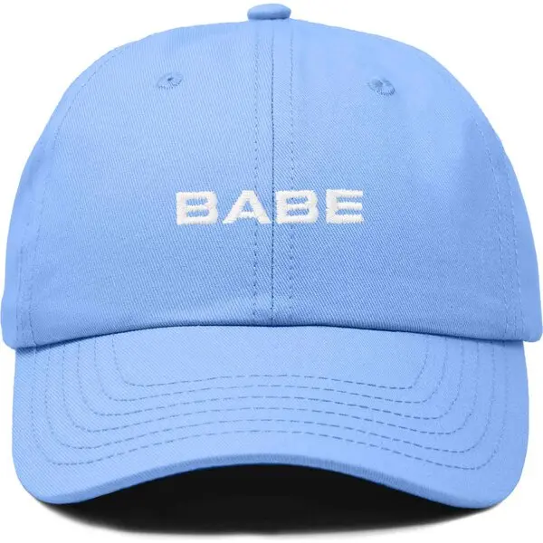 DALIX Babe' Embroidered Cap - Light Blue