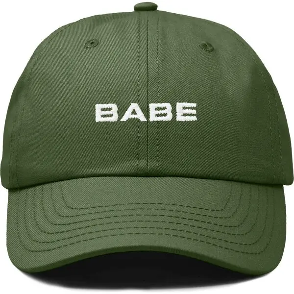 DALIX Babe' Embroidered Cap - Olive