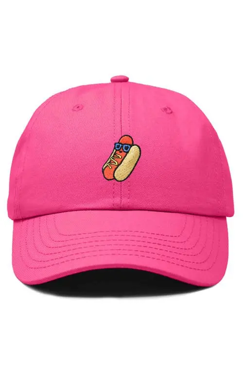 DALIX Dog Days Embroidered Cap - Hot Pink