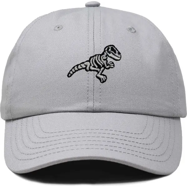 DALIX Fossil Embroidered Cap - Gray