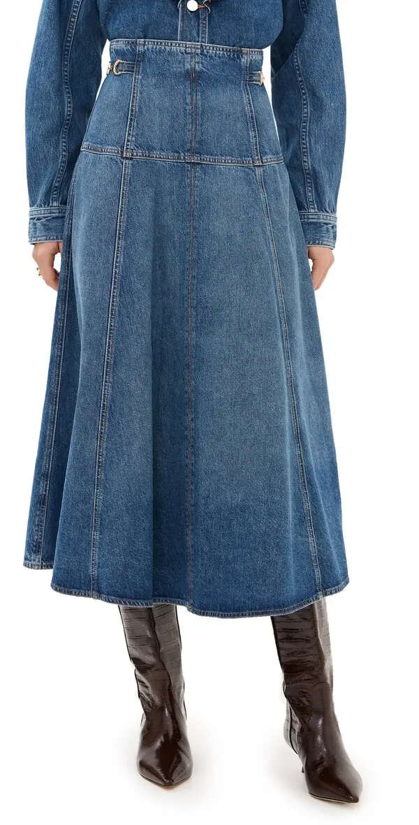 Ulla Johnson The Brigette Skirt - Danube