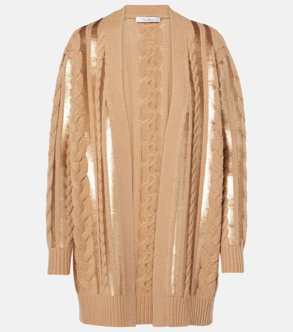 Max Mara Mirco Wool And Cashmere Cardigan