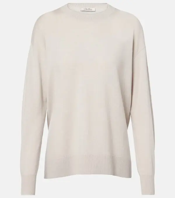 Max Mara Verona Wool Sweater - White