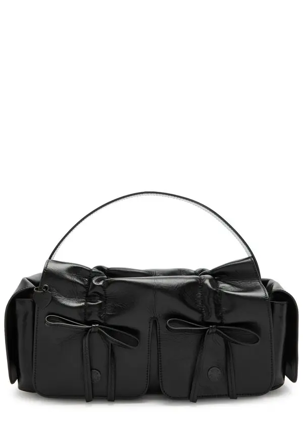 Acne Studios Leather Top Handle Bag - Black