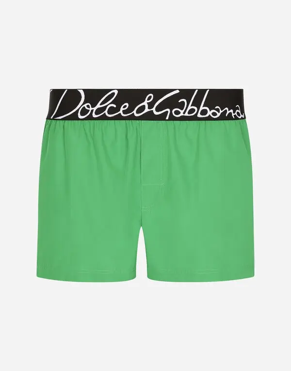Dolce & Gabbana Short Swim Trunks With Logo