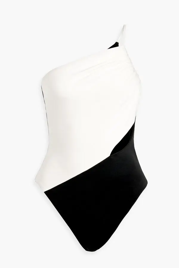 ET OCHS Avery One-shoulder Cutout Bodysuit